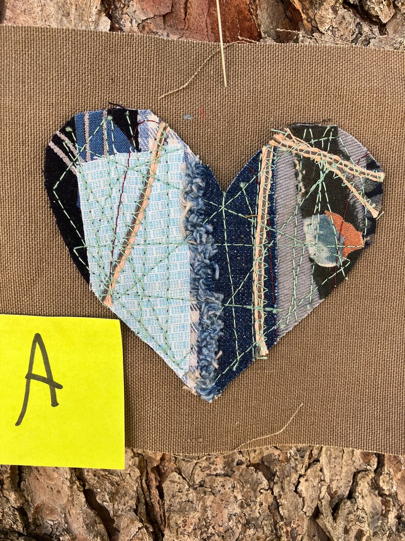 Handmade Fabric Patch, Patch Embellishment for Jeans, Appliqué Patch ...