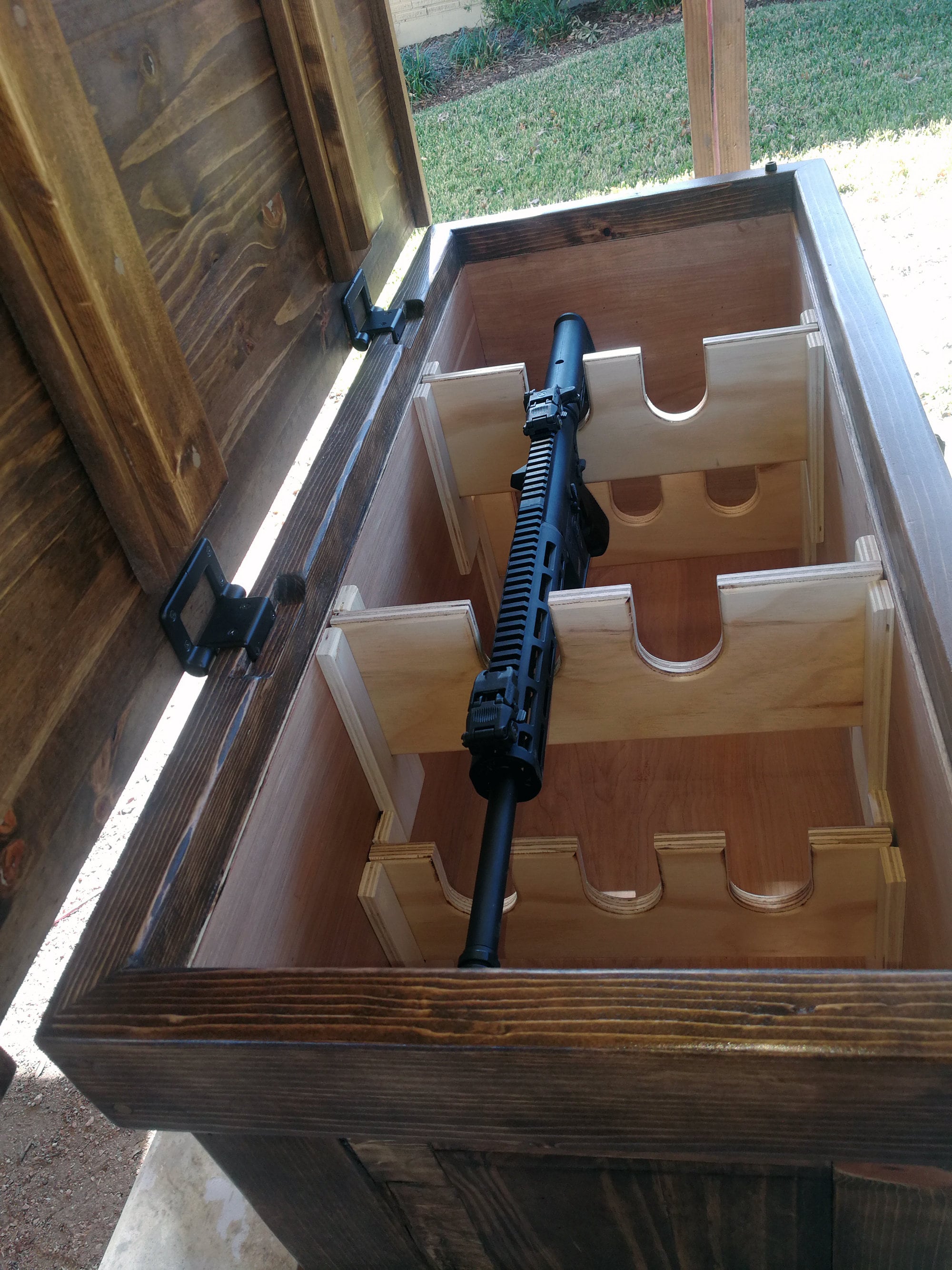 Granddad's Reclaimed Wood Rifle Chest - Etsy