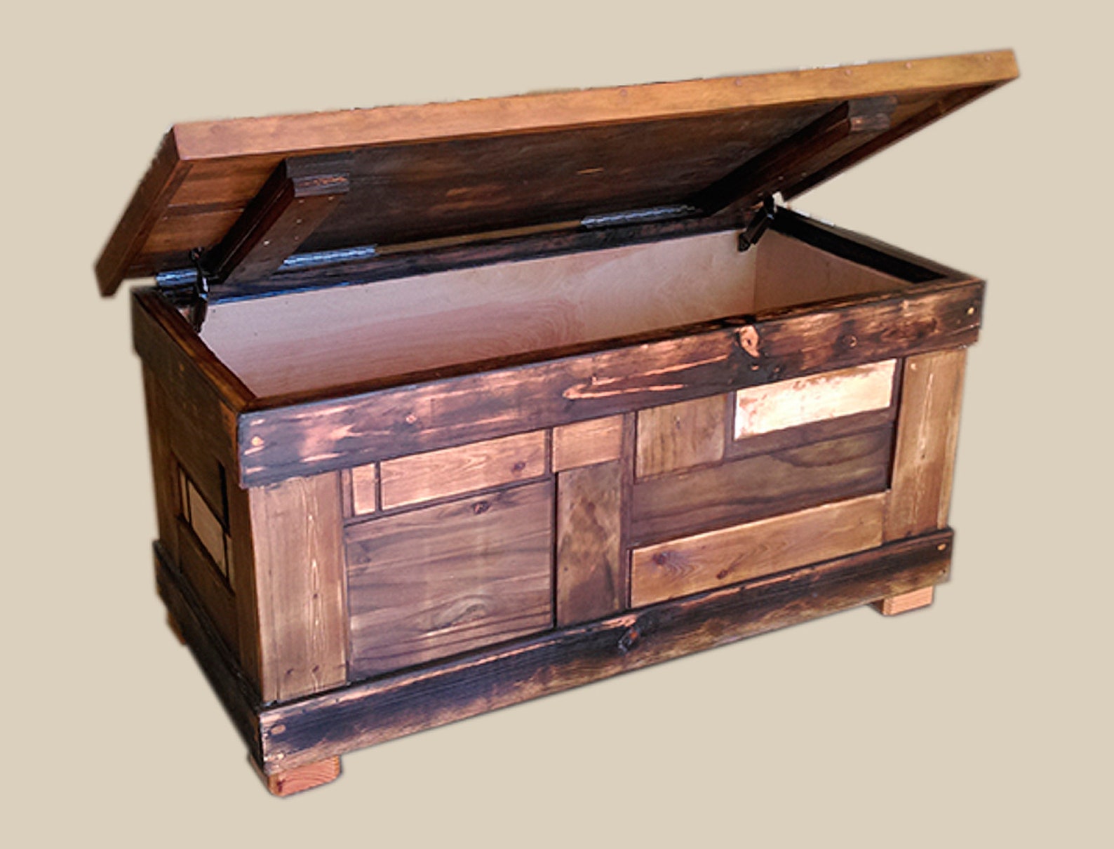 Reclaimed Wood Hand Crafted Chest - Etsy