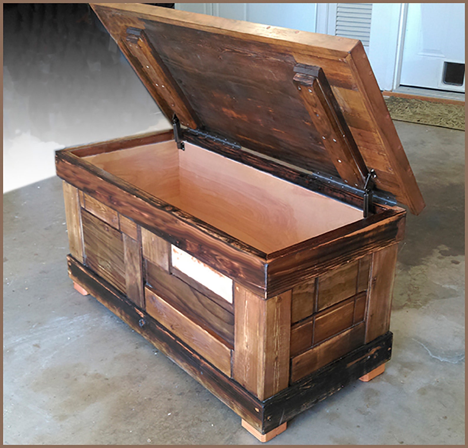 Reclaimed Wood Hand Crafted Chest - Etsy