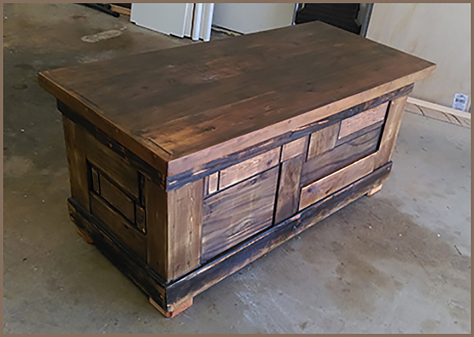 Reclaimed Wood Hand Crafted Chest Storage Bench Toy Box - Etsy