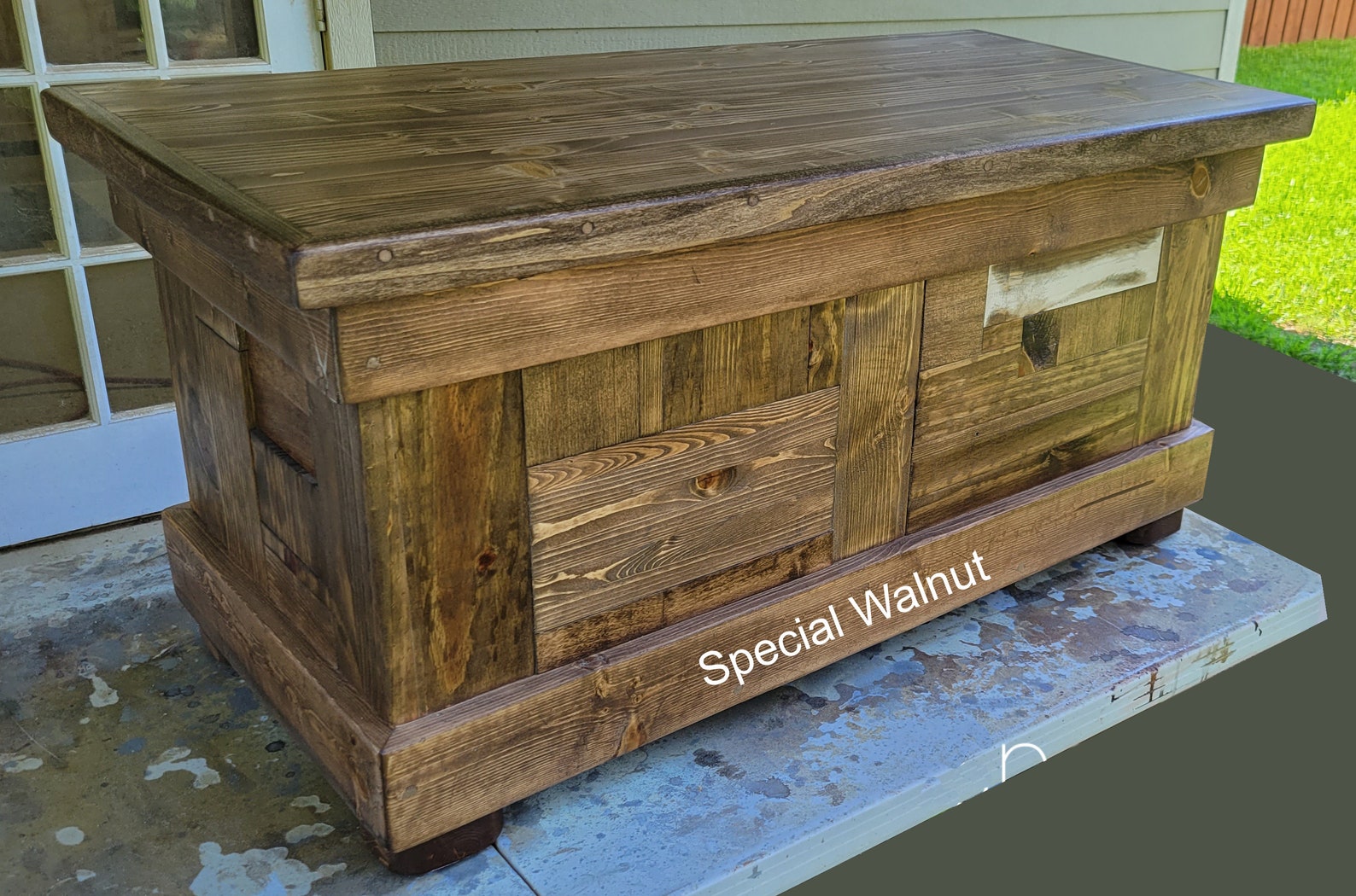 Reclaimed Wood Hand Crafted Chest Storage Bench Toy Box - Etsy