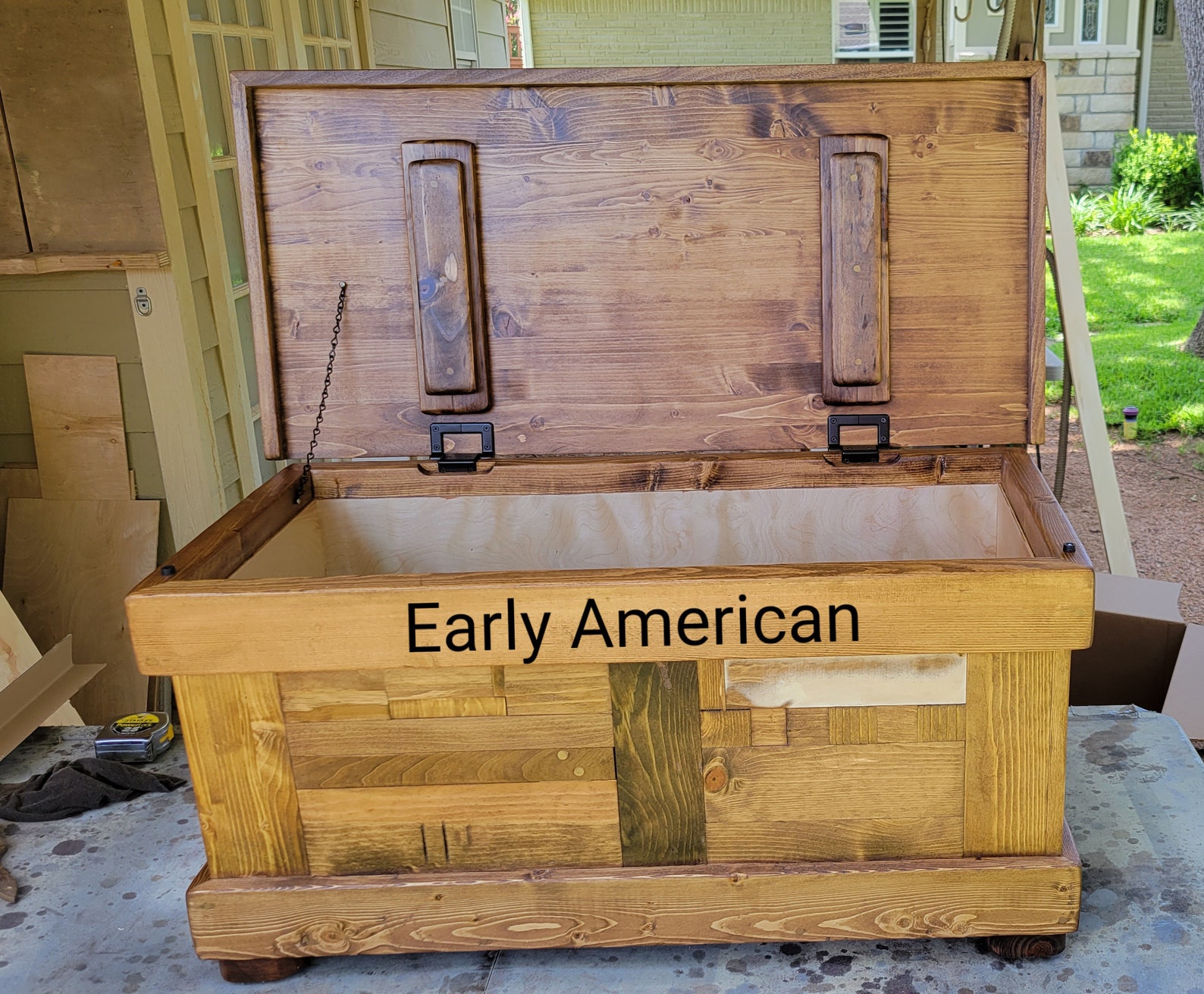 Reclaimed Wood Hand Crafted Chest - Etsy