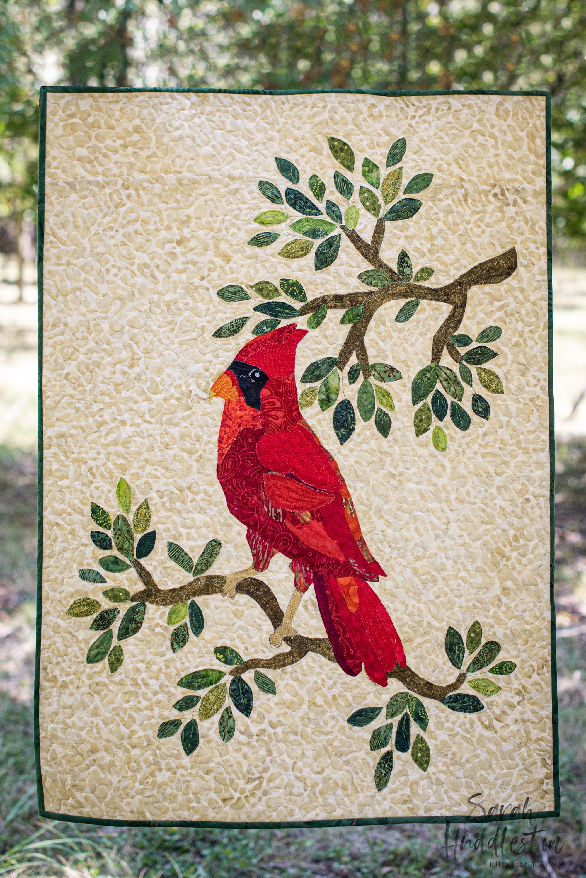 RED THE CARDINAL - Joy of Collage Quilt Pattern - Etsy