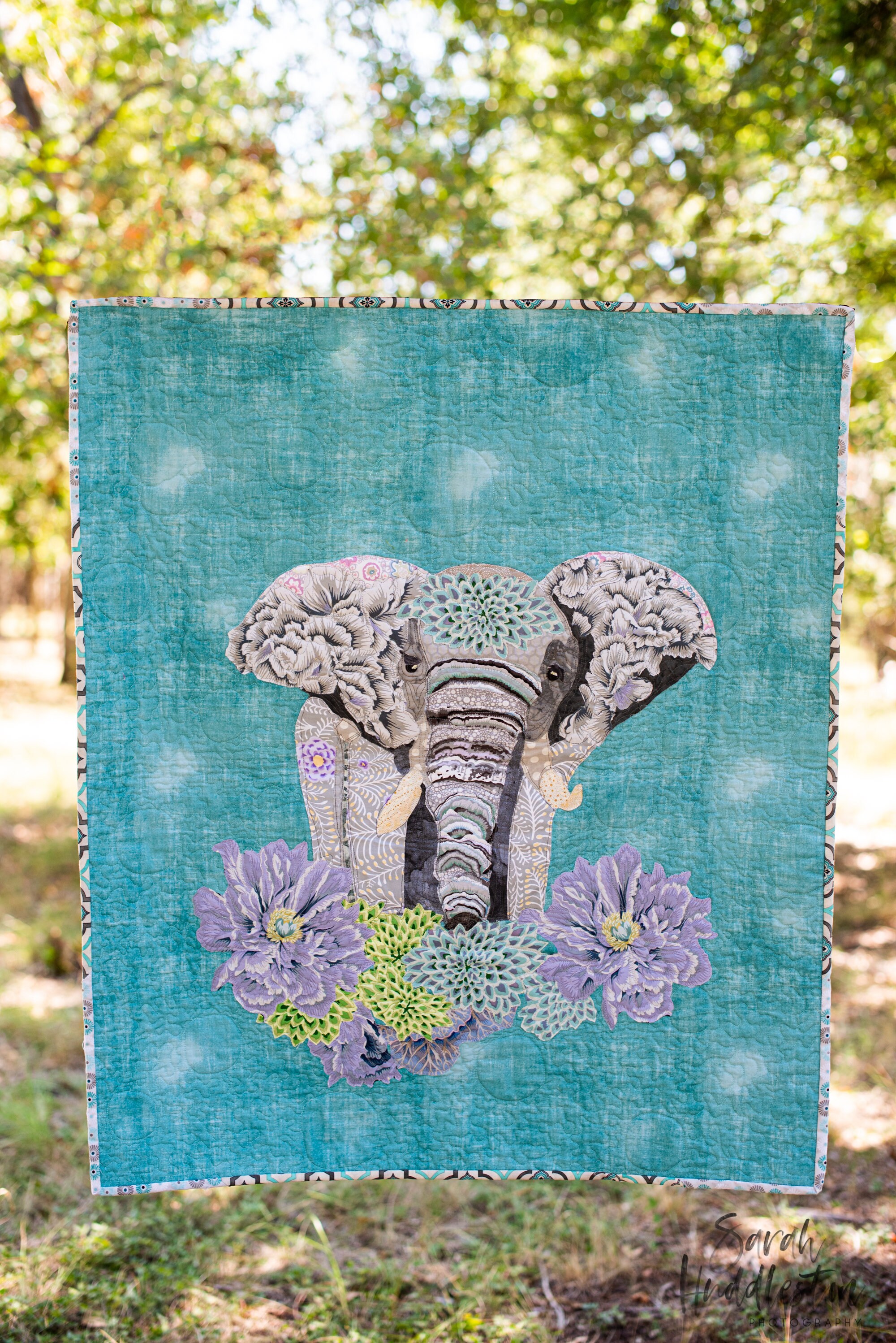 EVIE THE ELEPHANT - Joy of Collage Quilt Pattern - Etsy