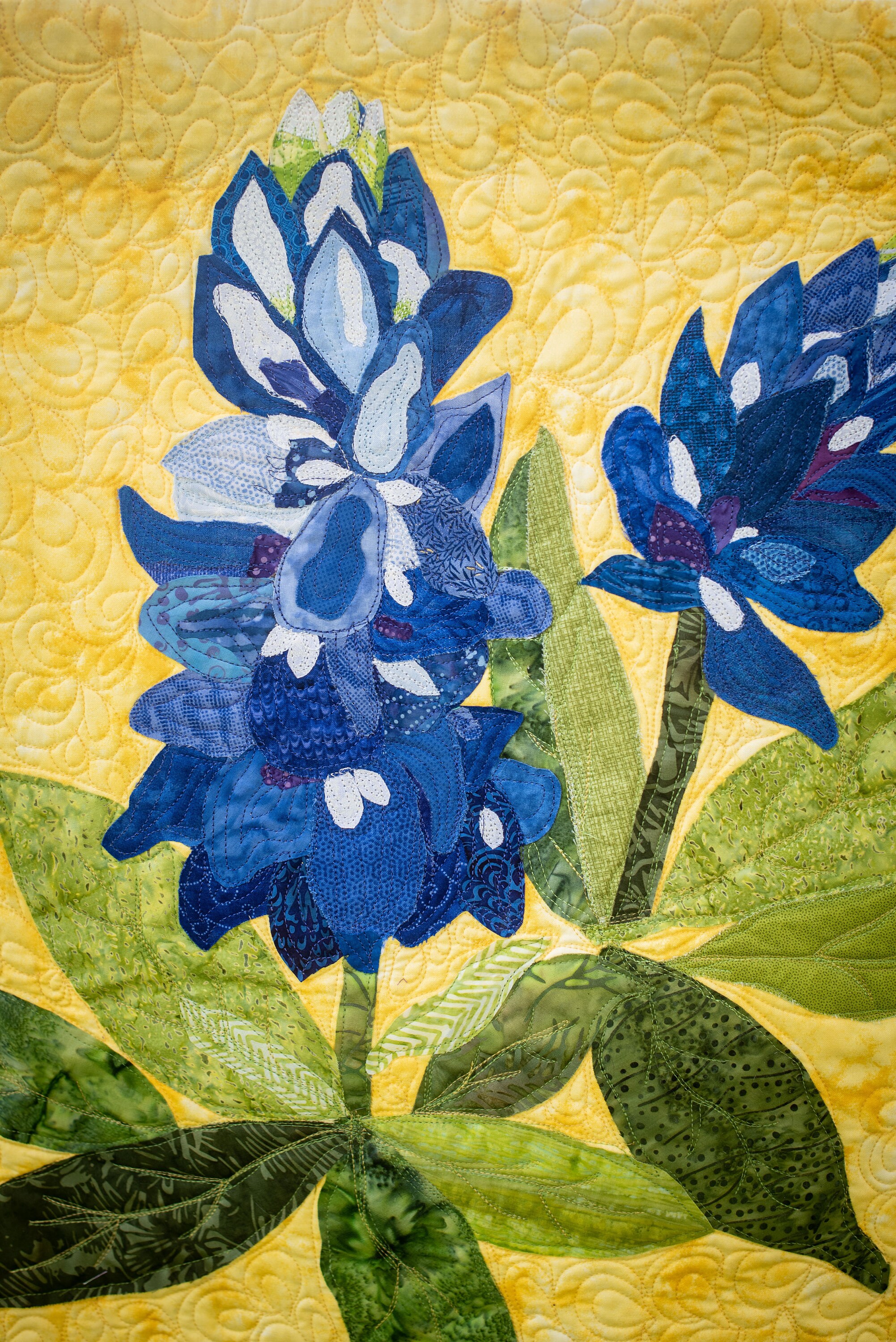 BELLE THE BLUEBONNETS - Joy of Collage Quilt Pattern - Etsy