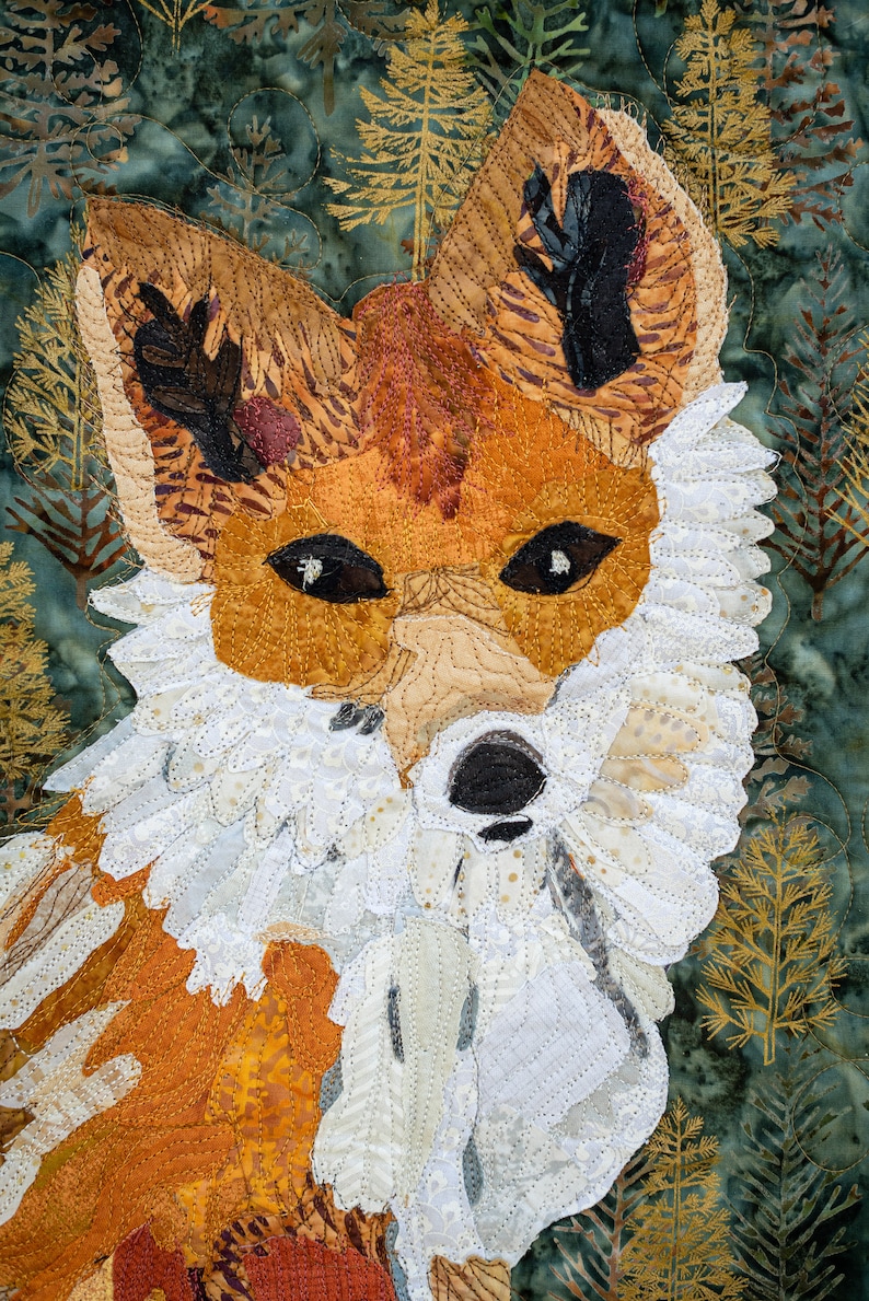 FIONA THE FOX - Joy of Collage Quilt Pattern - Etsy