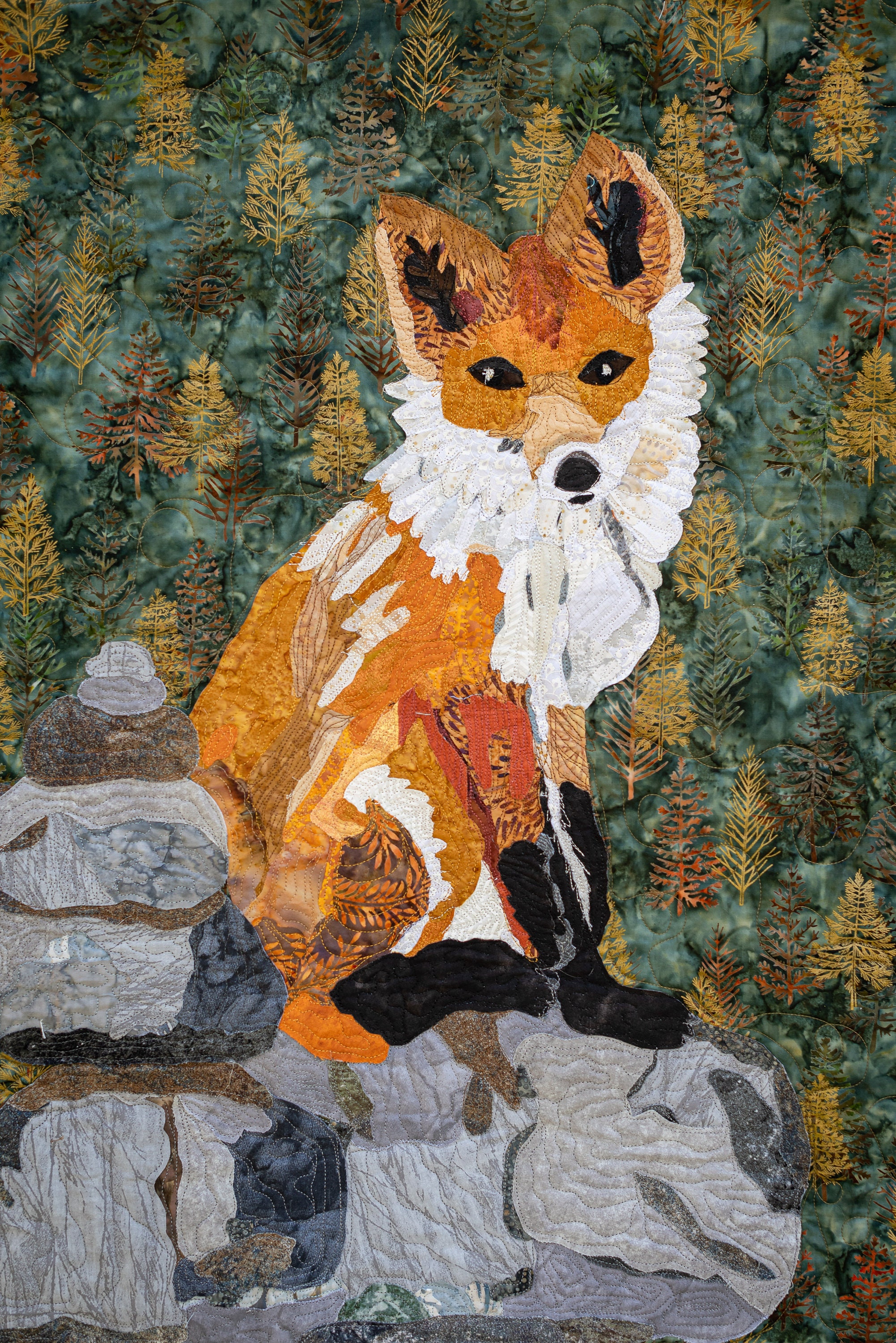 FIONA THE FOX - Joy of Collage Quilt Pattern - Etsy
