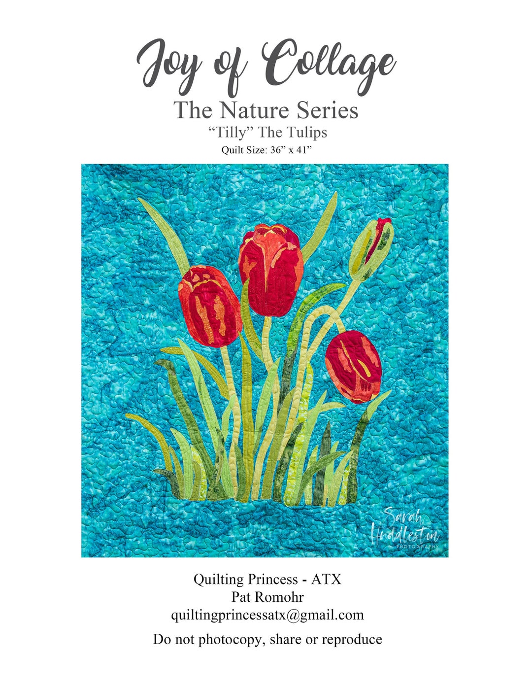 TILLY THE TULIPS - Joy of Collage Quilt Pattern - Etsy