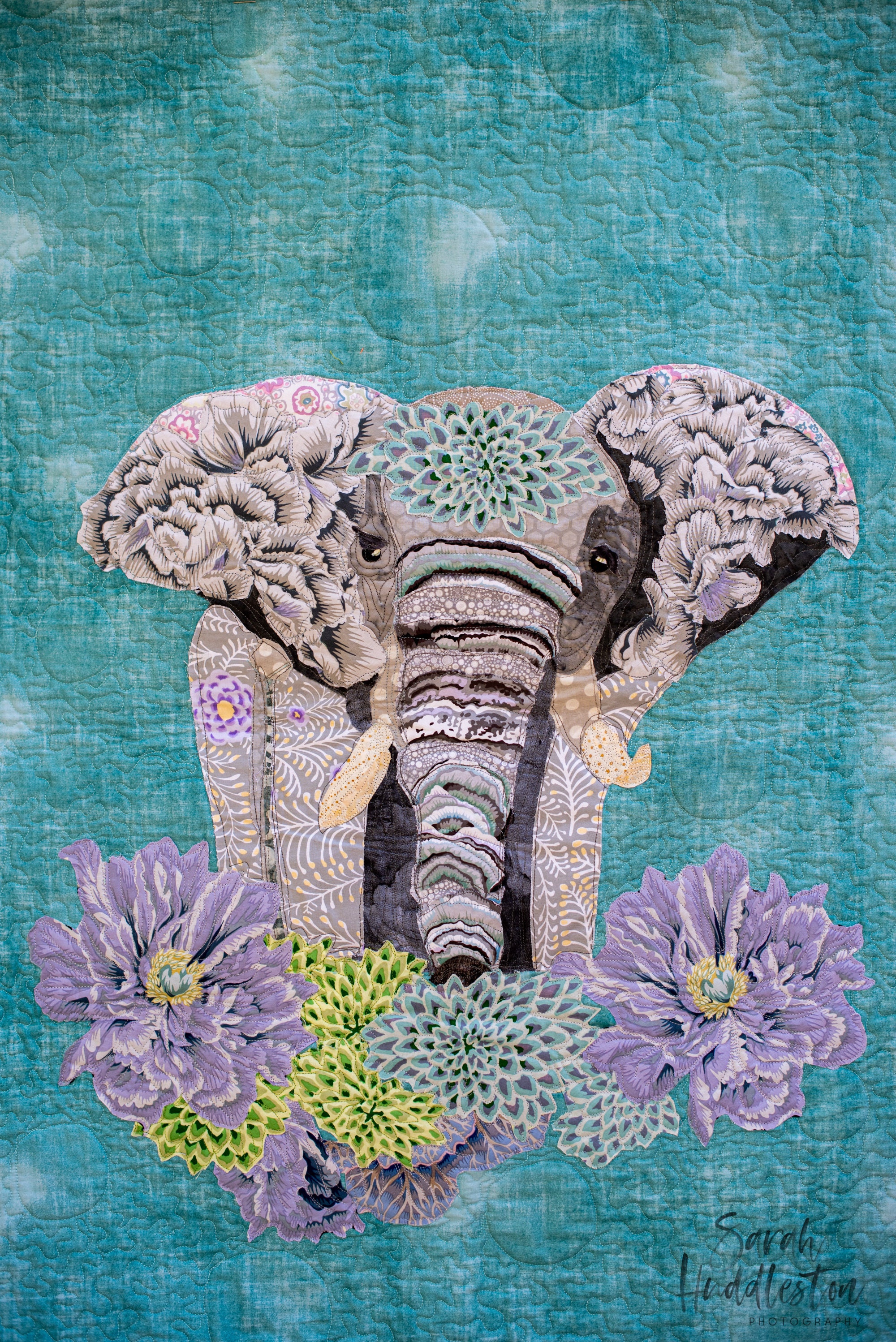 EVIE THE ELEPHANT - Joy of Collage Quilt Pattern - Etsy