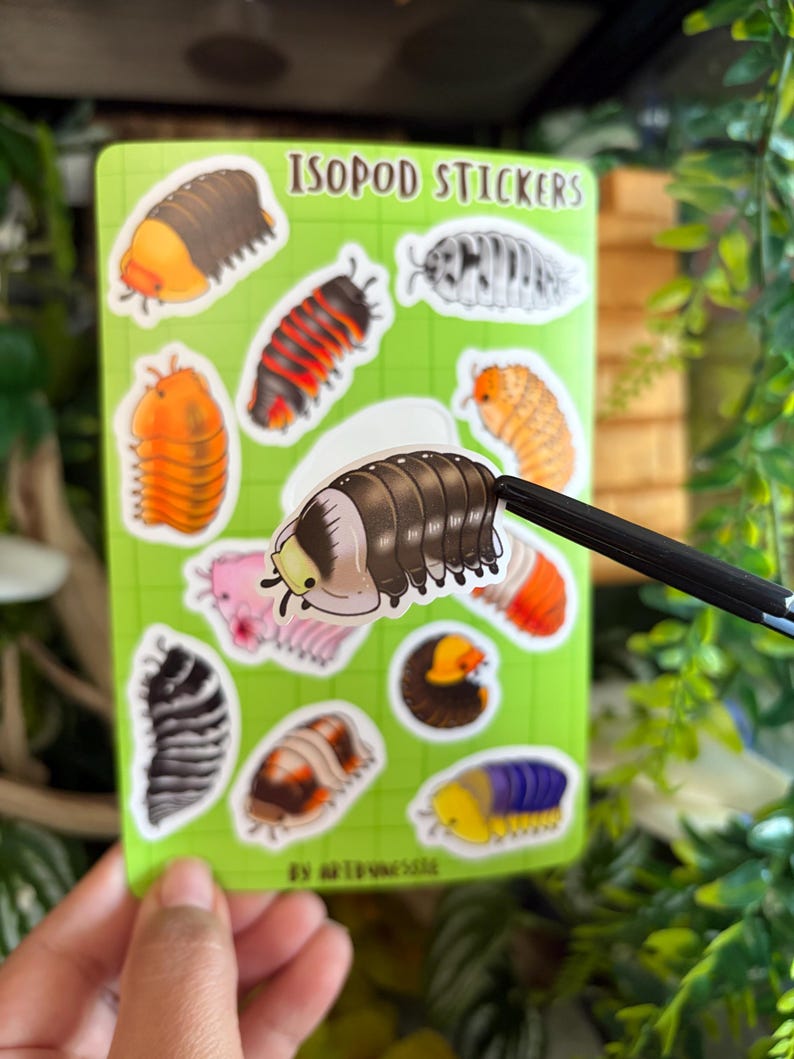 Isopod Sticker Sheet - Etsy