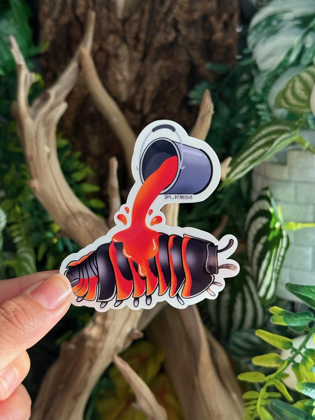 Ember Bee Isopod Sticker - Etsy