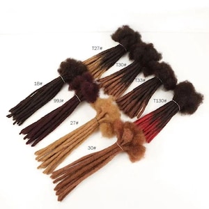 GODESS Interloc Curl Microloc Extensions 100% Human Hair Handmade 10 ...