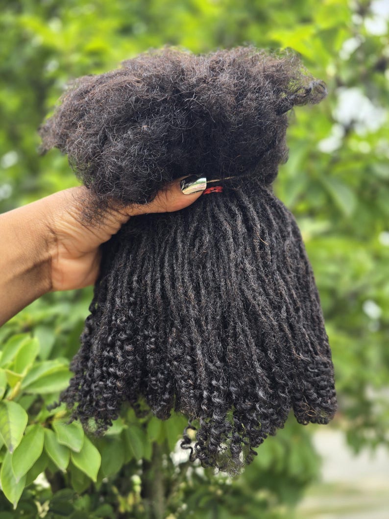 Curly Tip Microloc Extensions 0.2cm, 8" 100% Human Hair (100 Locs) - Etsy
