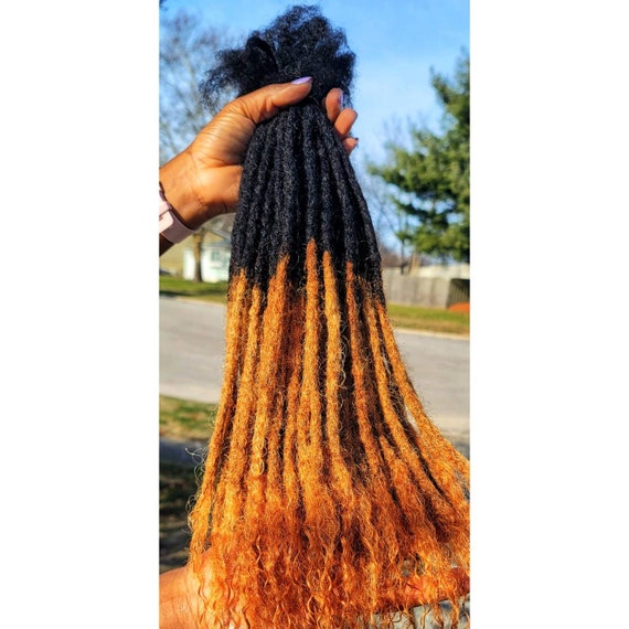 Dreads With Orange Tips