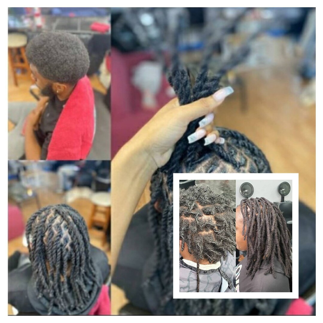 100 % Human Hair Dreadlock Extension 70 Locks for a Full Head - Etsy
