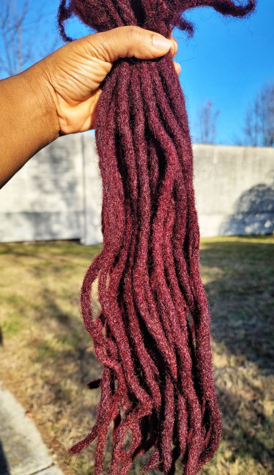 100 % Human Hair Dreadlock Extension 70 Locks for a Full Head - Etsy