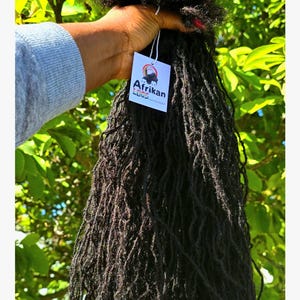 Interloc Microloc Extensions 100% Human Hai Handmade 10-400 Locs per ...