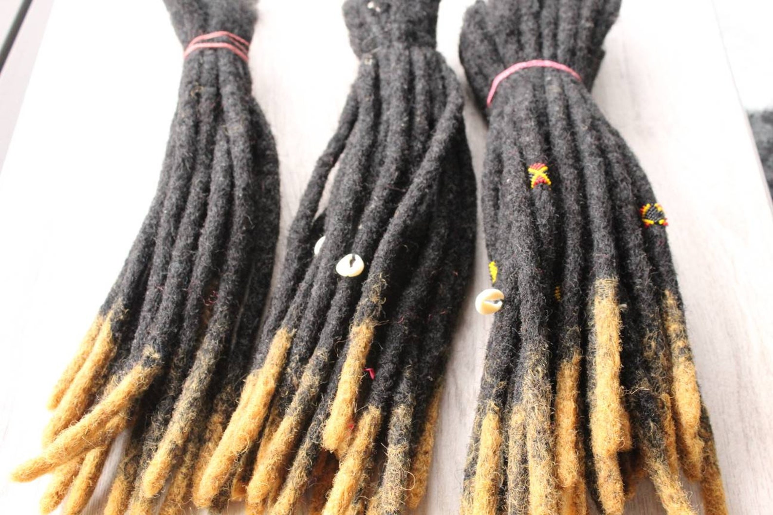 Handmade Synthetic Dreadlocks 70 locks in a Bundle Handmade | Etsy