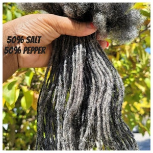 Human Hair Microlocs Extensions 10 Locs per Bundle Natural Looking ...