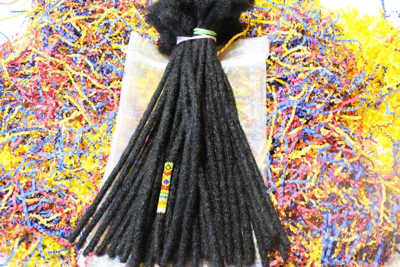 100 % Human Hair Dreadlock Extension 70 Locks for a Full Head - Etsy