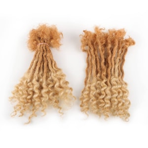 Lisa Bonnet Loc Extensions 25 Locs per Bundle Bohemian Locs Deep Curl ...