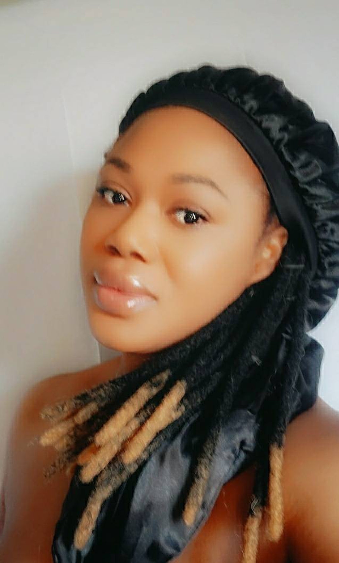 Satin Bonnett Sleep Cap Silky Reversible Bonnet for Dreadlocks - Etsy