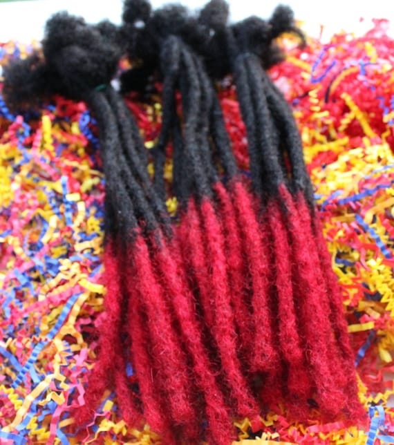 Dreads With Red Tips