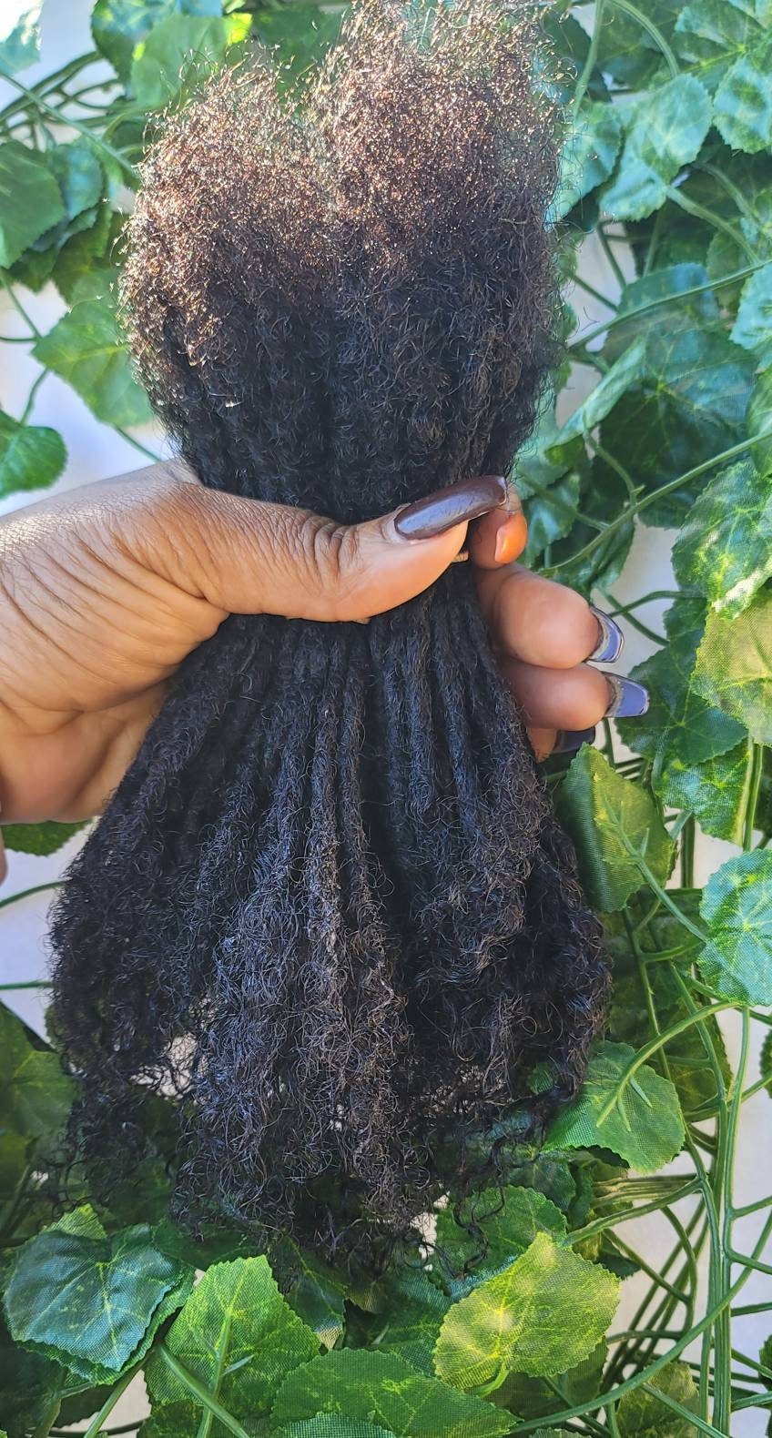 Microlocs Dreadlock Extensions With Curly/loose Ends Bundle of - Etsy