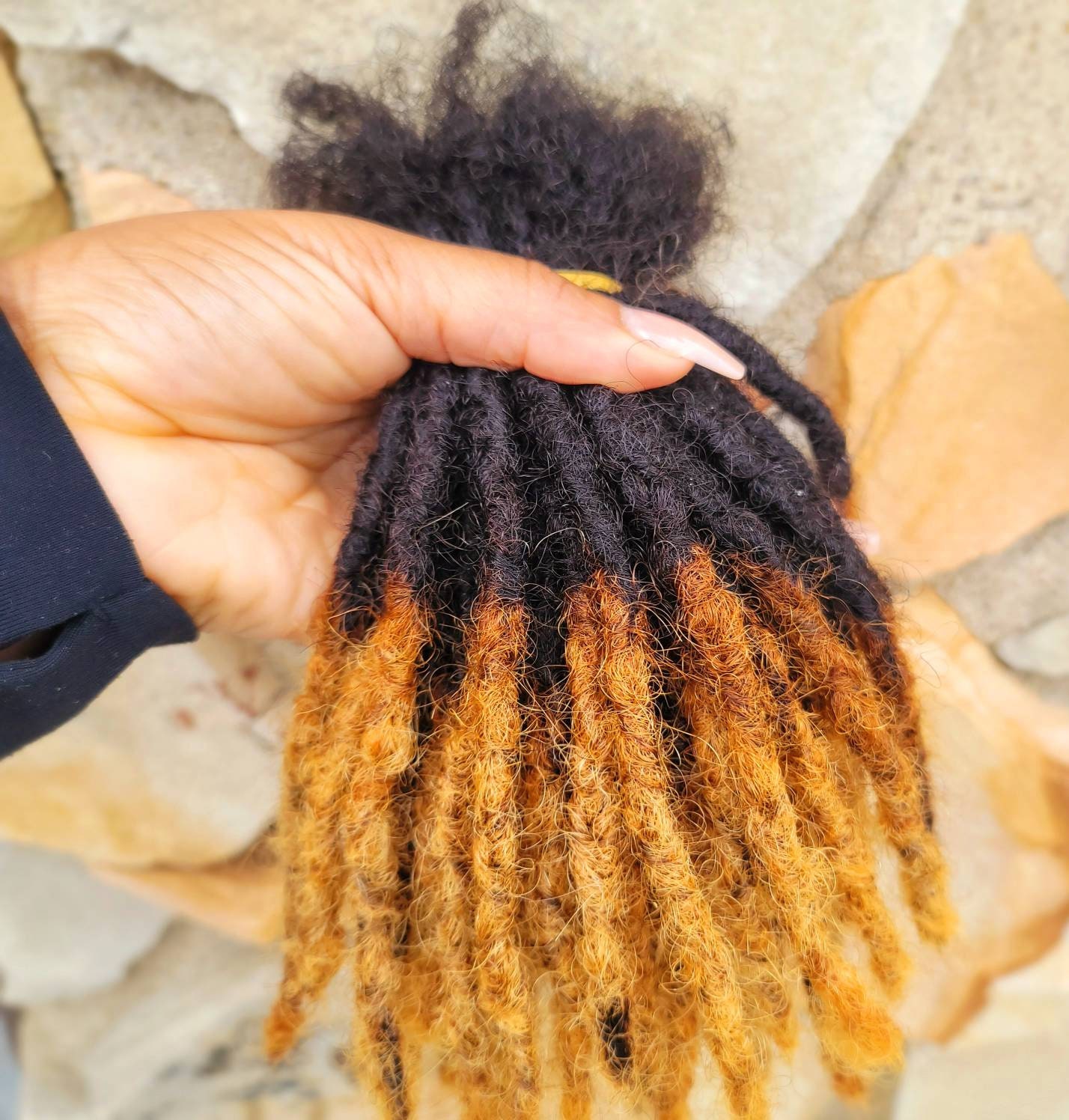 Dreads With Dyed Tips