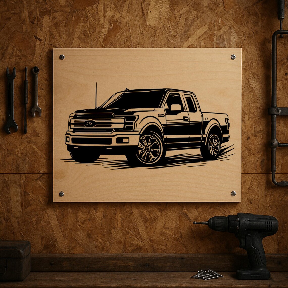 Ford F150 Truck Vector File: SVG, PNG, Cricut Cut File (digital ...