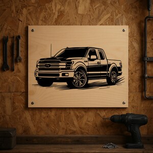 Ford F150 Truck Vector File: SVG, PNG, Cricut Cut File (digital ...