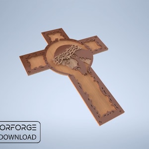 Jesus and Cross Vector: Christian Laser Cut File (digital Download) - Etsy