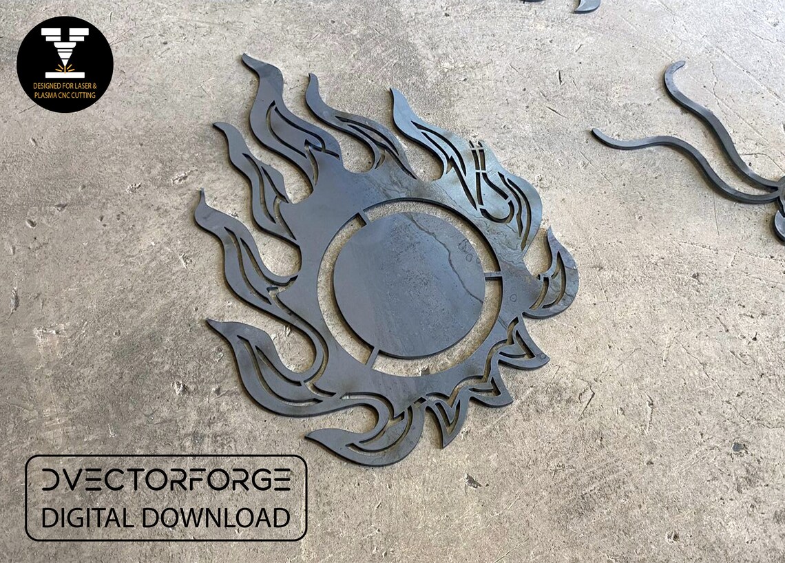 Chinese Dragon and Phoenix DXF File: CNC Plasma Laser Cut (digital ...