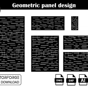 Geometric Privacy Fence Digital Download Vector Design for Laser ...