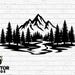 83 River Flow SVG PNG PDF Dxf Bundle, Flowing Stream and Forest River ...