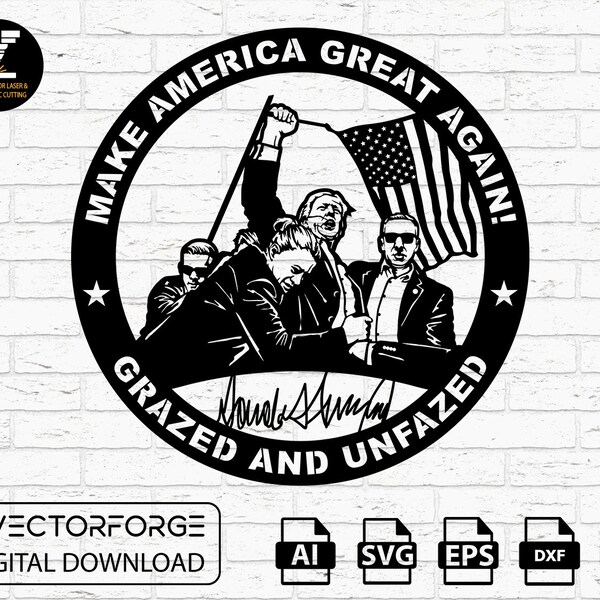 Trump Was Shot Svg - Etsy