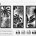 Cut Ready - Nature Plant Leaves Vector Wall Art, CNC File, Ai, Dxf, Svg ...