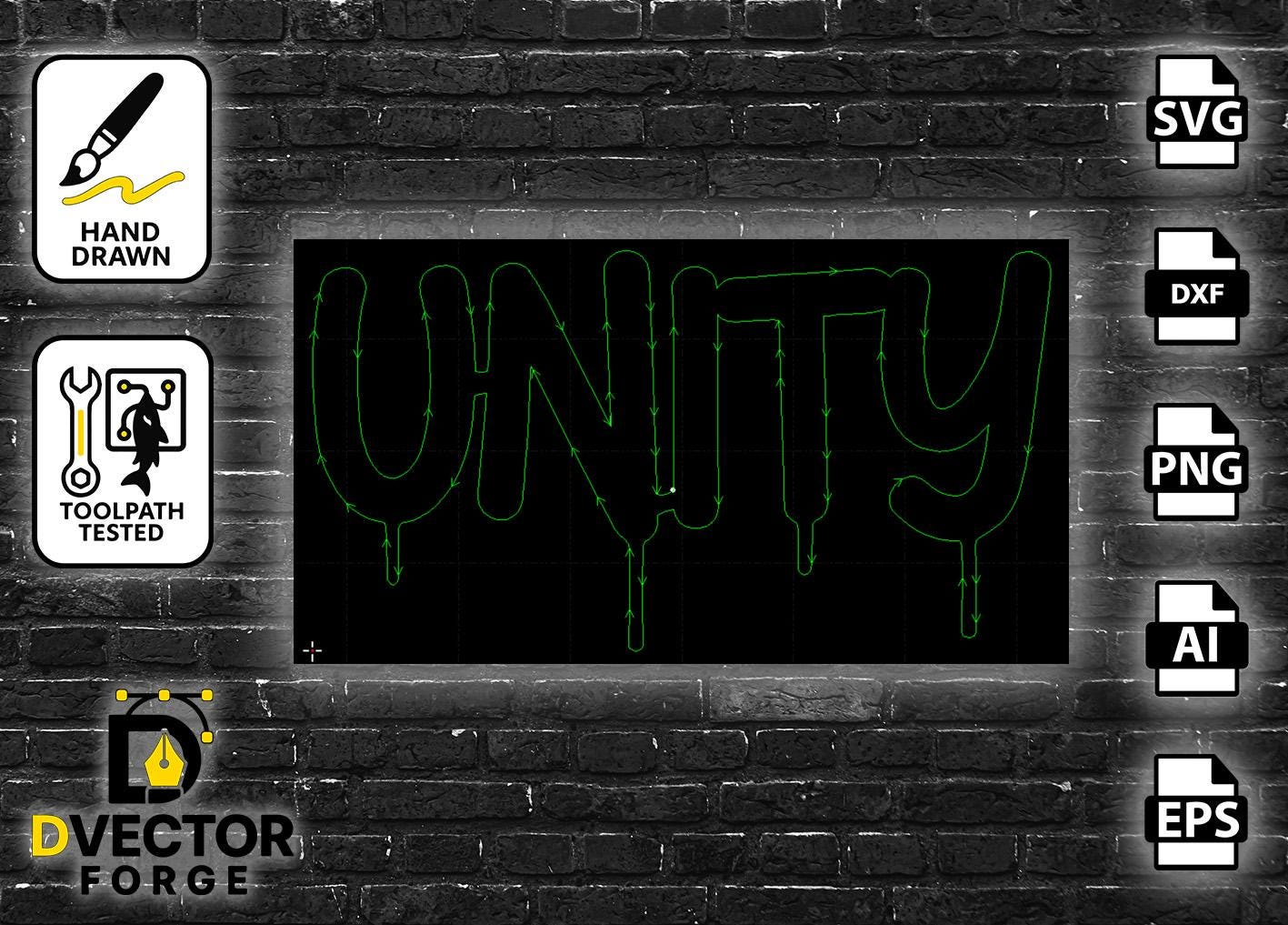 Graffiti Unity SVG: Drip Style Street Art Cut File (digital Download ...