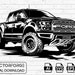 Ford Raptor Vector SVG File, Ford Truck Png, Ford Raptor Silhouette ...