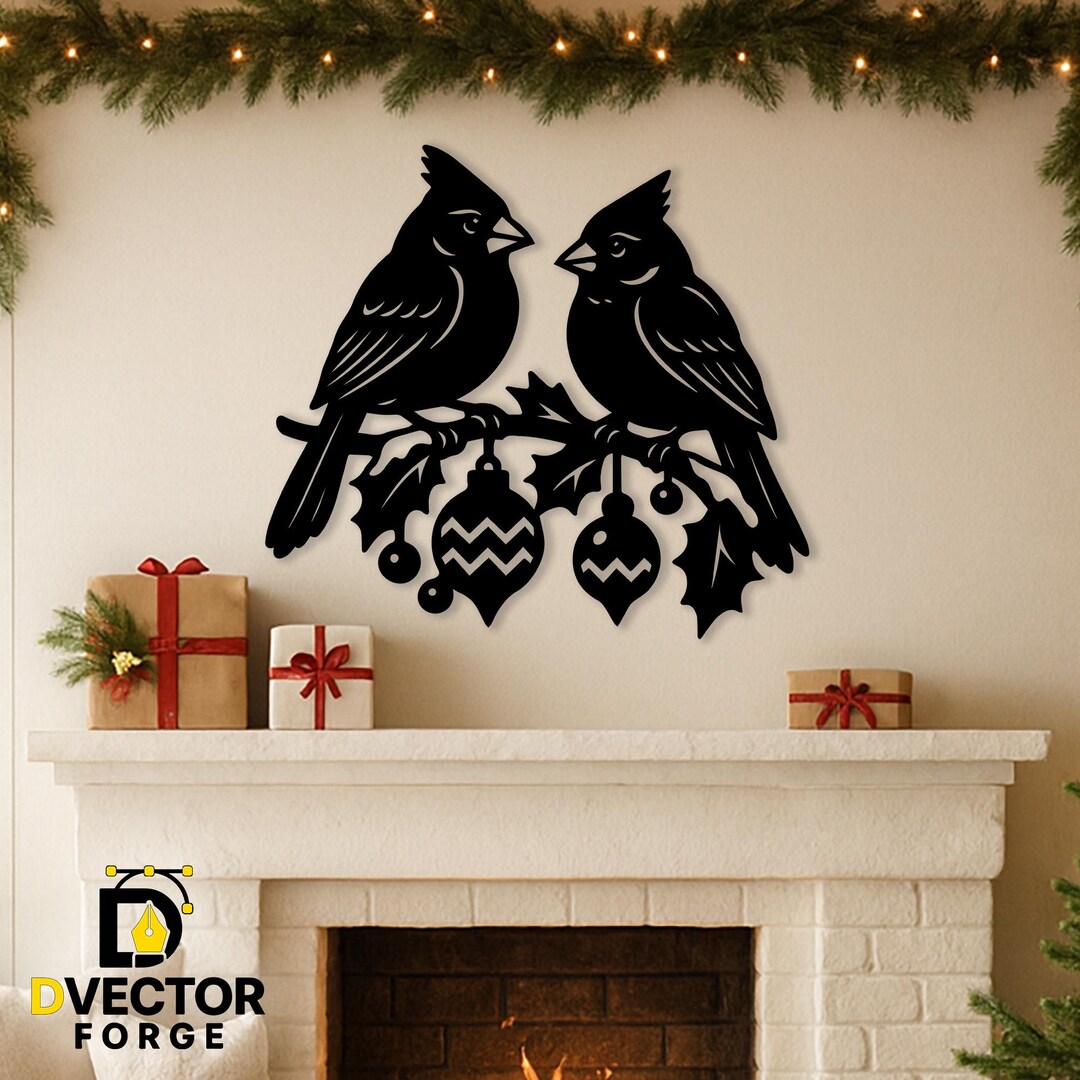 Cardinal Couple Vector CNC Project – CAD Design for Plasma or Laser ...