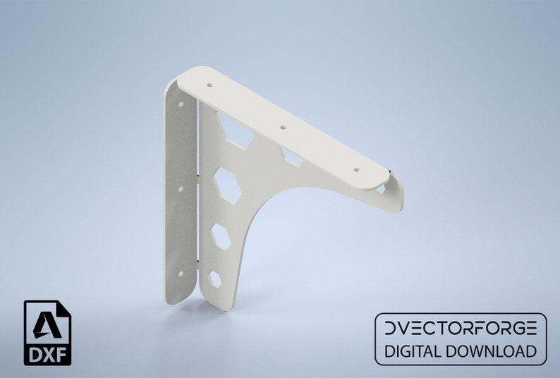 10 Shelving Bracket Model Drawing File for CNC Laser Cutting , Plasma ...