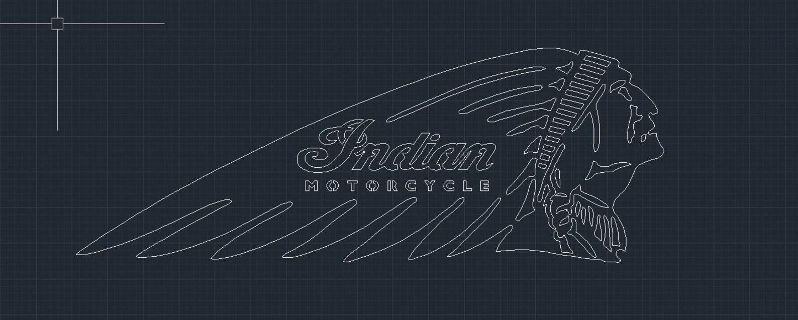 Vector Cut Ready Indian Motorcycle Logo Design, CNC File, Dxf, Svg, Eps ...