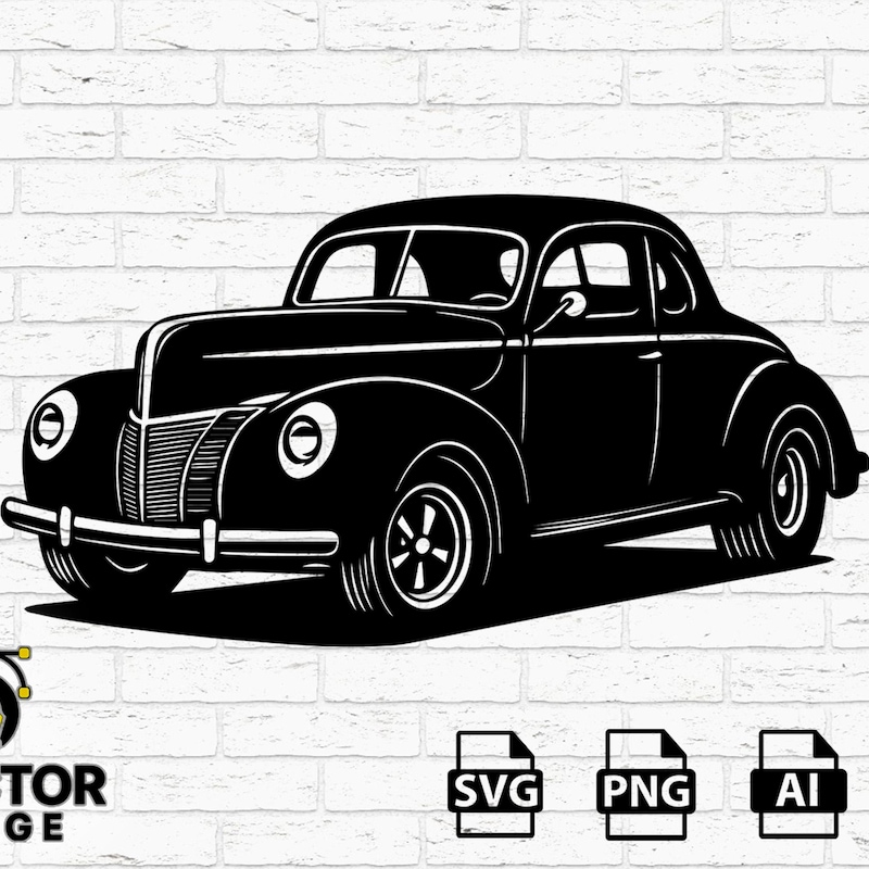 1940 Classic Car Svg - Etsy