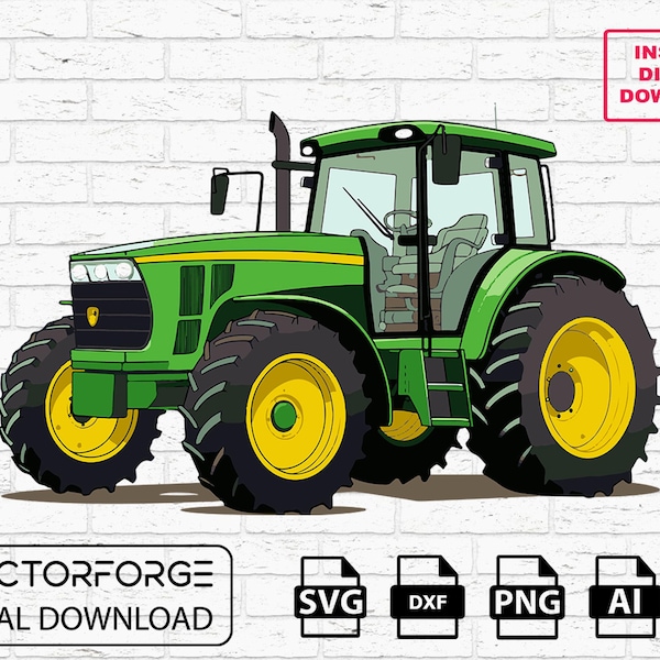 Tractor Svg - Etsy