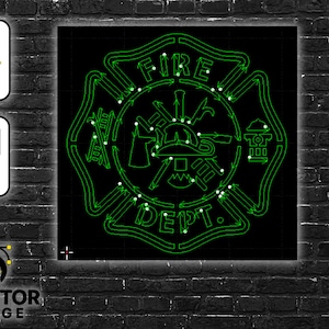 Fire Department Logo SVG: CNC Ready Vector File (digital Download) - Etsy