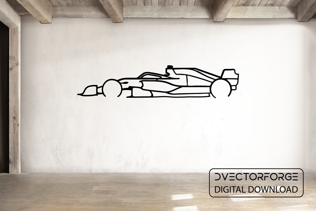 F1 Racing Car Wall Art: CNC Laser Cut Files (digital Download) - Etsy