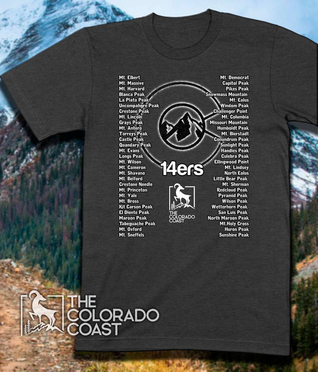 Colorado Fourteeners | 14ers | Rocky Mountains | Colorado Gifts ...