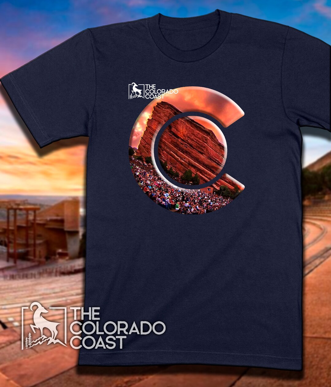 Red Rocks Amphitheater Shirt, Colorado Concert, Denver Music Venue ...