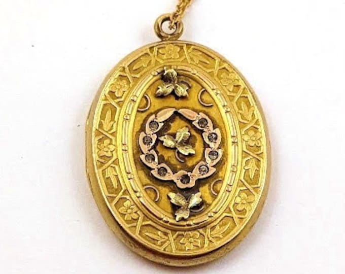Victorian Locket, 1800's Vintage Jewelry - Etsy
